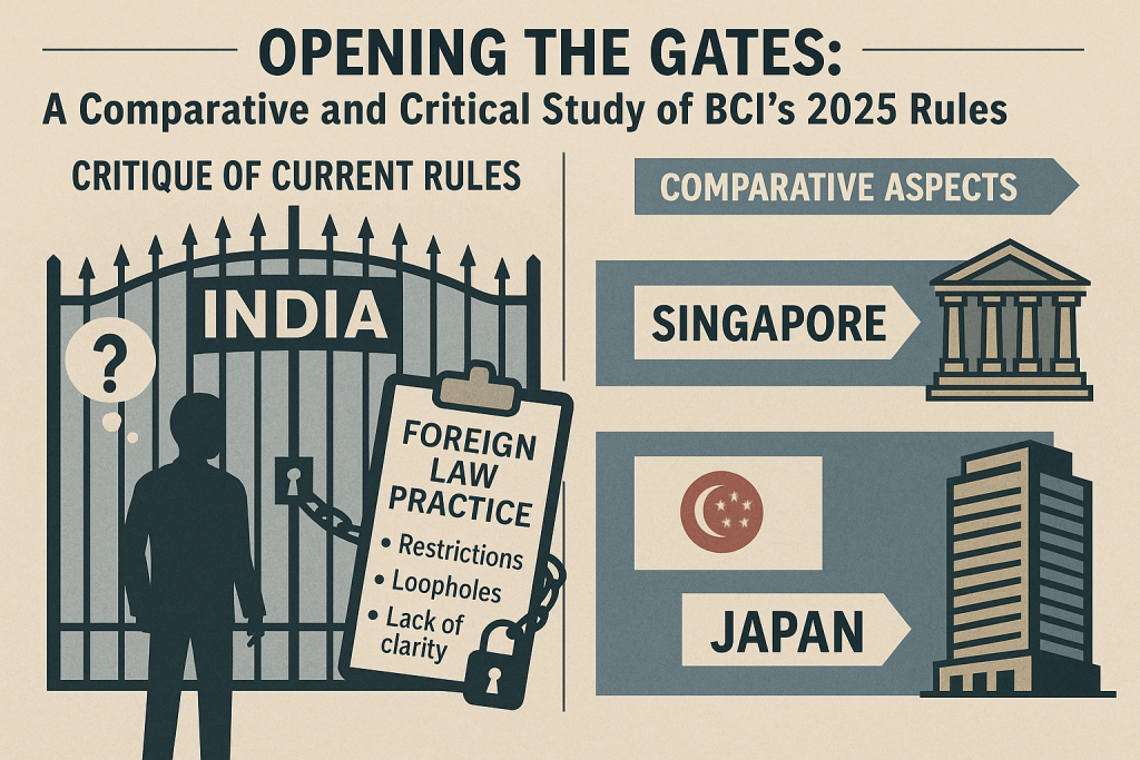 Opening The Gates: A Comparative And Critical Study Of BCI’s 2025 Rules ...